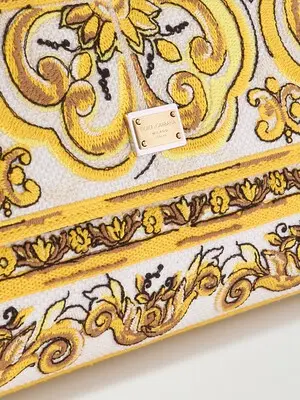 Dolce & Gabbana Maiolica Sicily Medium Shoulder Bag