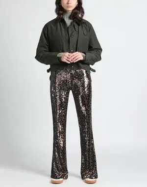 Palm Angels Sequined Leopard Print Flare Pants