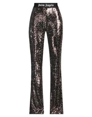 Palm Angels Sequined Leopard Print Flare Pants