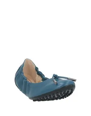 TOD'S Ballet Flats In Leather - Blue