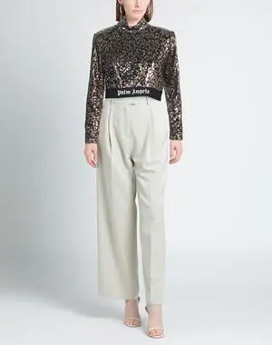 Palm Angels Cropped Leopard-print Top
