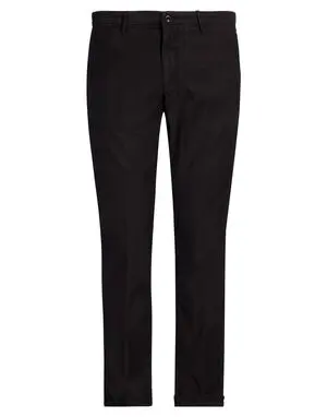 Incotex Cotton Elastane Chino Pants - Black