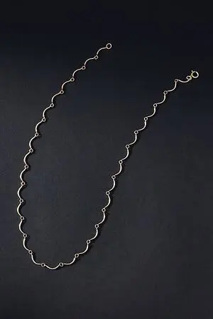 MASLO Scallop Necklace - Gold
