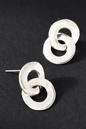 MASLO Linked Earrings - Silver
