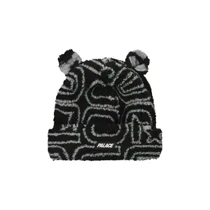 PALACE Joyrex Fleece Ears Beanie - Black
