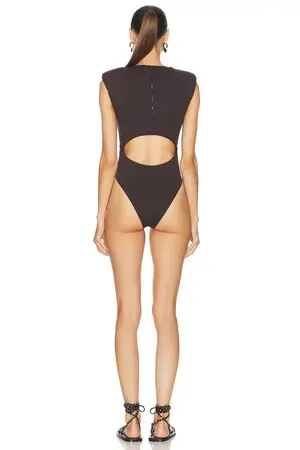 Alaïa Cutout One Piece Swimsuit