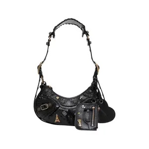 Balenciaga Xs Le Cagole Shoulder Bag - Black