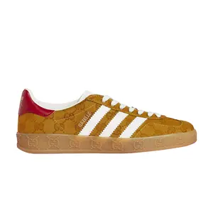 Adidas X Gucci Gg Monogram Gazelle Sneaker - Brown