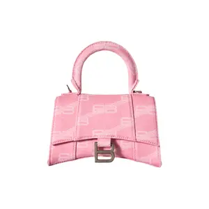 Balenciaga Hourglass Xs Top Handle Bag - Pink