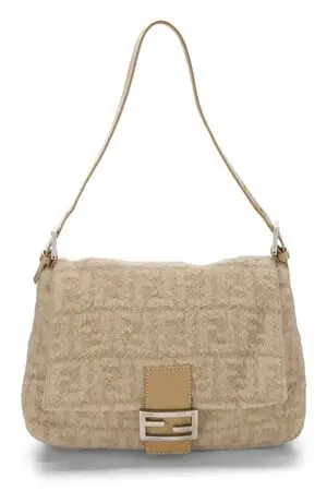 Fendi Zucca Wool Baguette