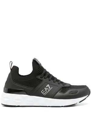 Emporio Armani Logo Sneakers - Black