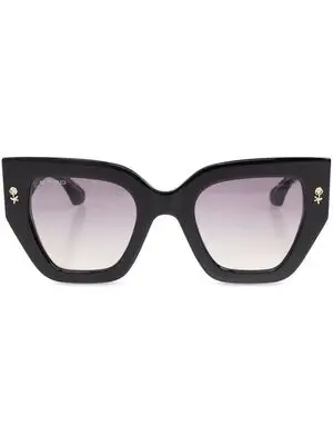 Etro Logo-print Square Sunglasses - Black