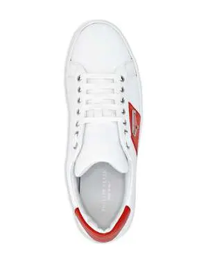Philipp Plein Panelled Sneakers - White