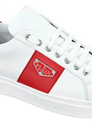 Philipp Plein Panelled Sneakers - White