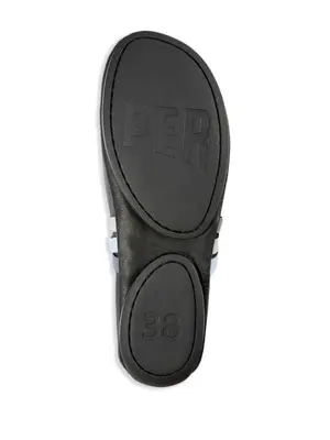 Camper Right Nina Twins Leather Ballerinas - Black