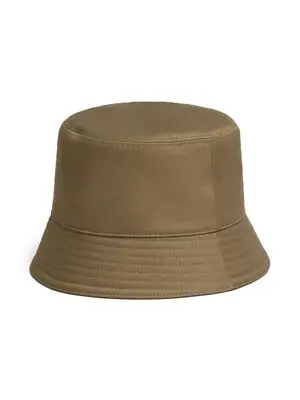 Marni Logo-embroidered Bucket Hat - Neutrals