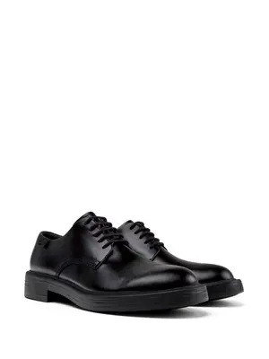 Camper Dean Leather Derby Shoes - Black