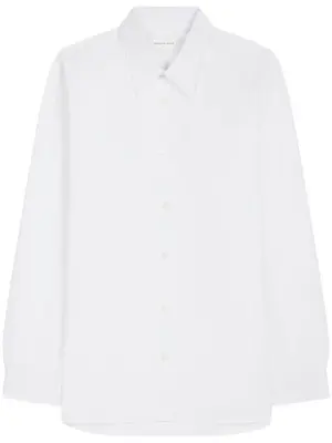 Dries Van Noten Long-sleeve Cotton Shirt - White