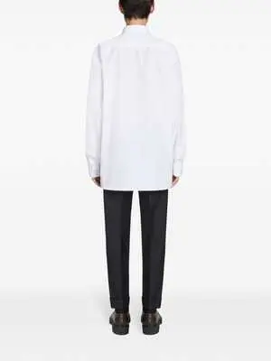 Dries Van Noten Long-sleeve Cotton Shirt - White