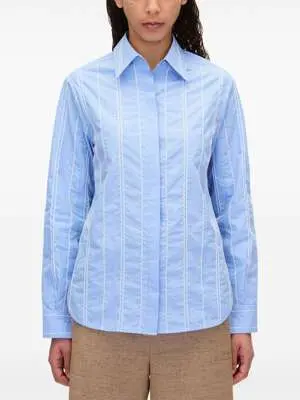 3.1 Phillip Lim Stripe-pattern Cotton-blend Shirt