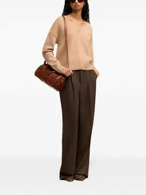 Ami De Coeur V-neck Jumper - Neutrals