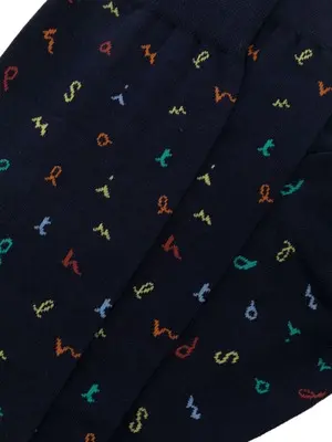 Paul Smith Letters Intarsia-knit Socks