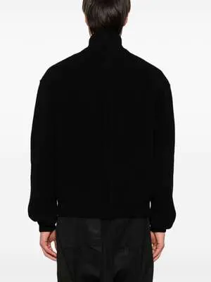 Rick Owens Roll-neck Virgin-wool Jumper - Black