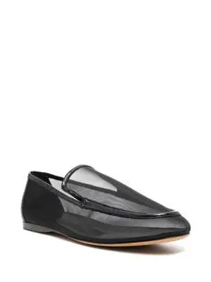 Khaite Alessio Mesh Loafers - Black