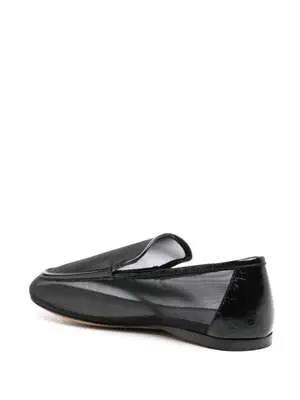 Khaite Alessio Mesh Loafers - Black