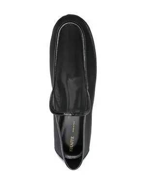 Khaite Alessio Mesh Loafers - Black