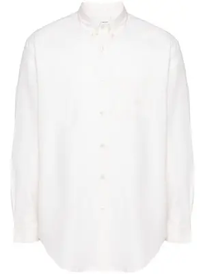 Drole De Monsieur La Chemise Oxford Cotton Shirt - White