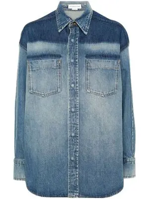 Victoria Beckham Classic-collar Denim Shirt