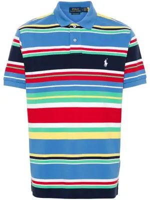 Polo Ralph Lauren Polo Pony-embroidered Polo Shirt - Blue