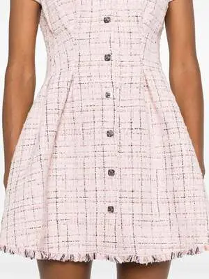 Maje Tweed Babydoll Dress
