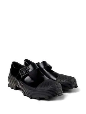 Camper Traktori Leather Loafers - Black