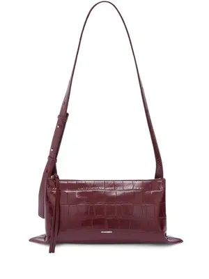 JIL SANDER Small Empire Shoulder Bag - Red