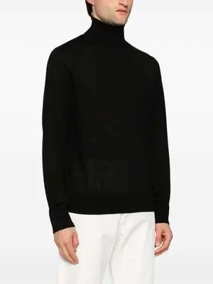 Dsquared2 Roll-neck Virgin Wool Jumper - Black