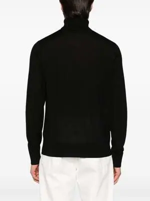 Dsquared2 Roll-neck Virgin Wool Jumper - Black