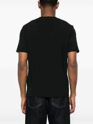 Fedeli Short-sleeve Cotton T-shirt - Black
