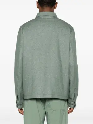 Herno Button-up Brushed Shirt Jacket