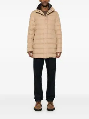 Herno High-neck Zip-up Quilted Coat