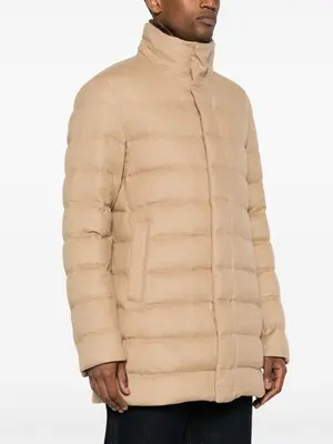 Herno High-neck Zip-up Quilted Coat