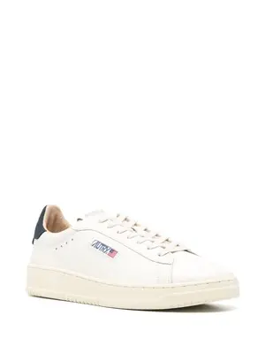 AUTRY Logo-appliqué Leather Sneakers