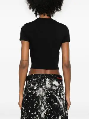 Versace Chromo Cropped T-shirt