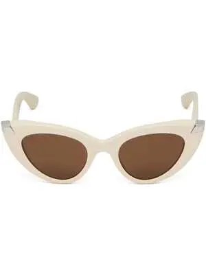 Alexander McQueen Punk Rivet Cat-eye Sunglasses - Neutrals