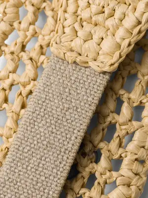 Prada Crochet Hairband - Neutrals