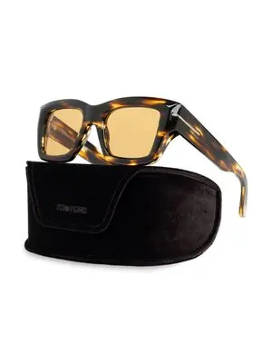 TOM FORD Square-frame Sunglasses - Brown
