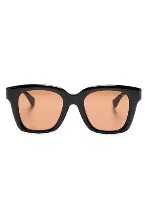 Alexander McQueen Skull Appliqué Sunglasses - Black