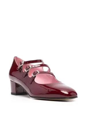CAREL Kina 40mm Mary Jane Shoes - Red