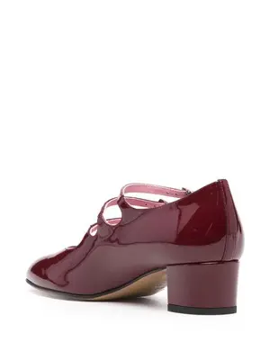 CAREL Kina 40mm Mary Jane Shoes - Red